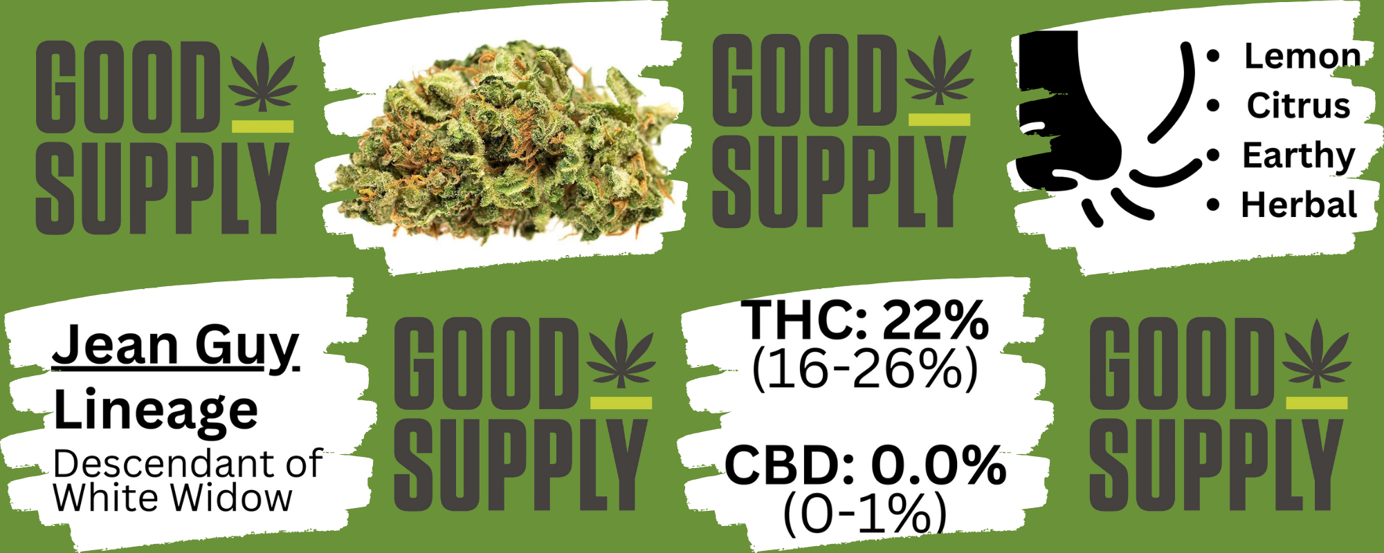 Good Supply - Jean Guy Sativa Flower - Morden Vape & Cannabis Shop - Morden Vape SuperStore ...