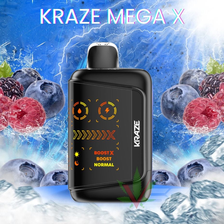 Kraze Mega X 48K Disposable Vape - Quad Berry Ice in Manitoba - Morden ...