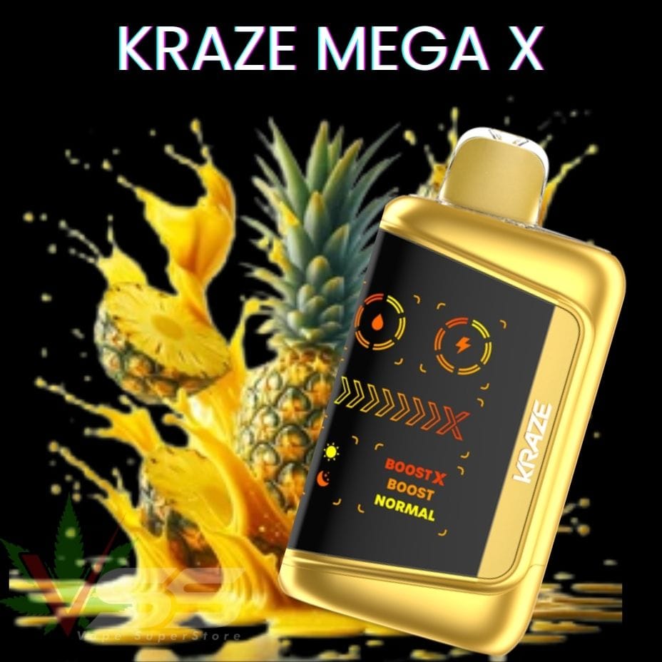 Kraze Mega X 48K Disposable Vape - Tangy Pineapple Ice in Manitoba ...